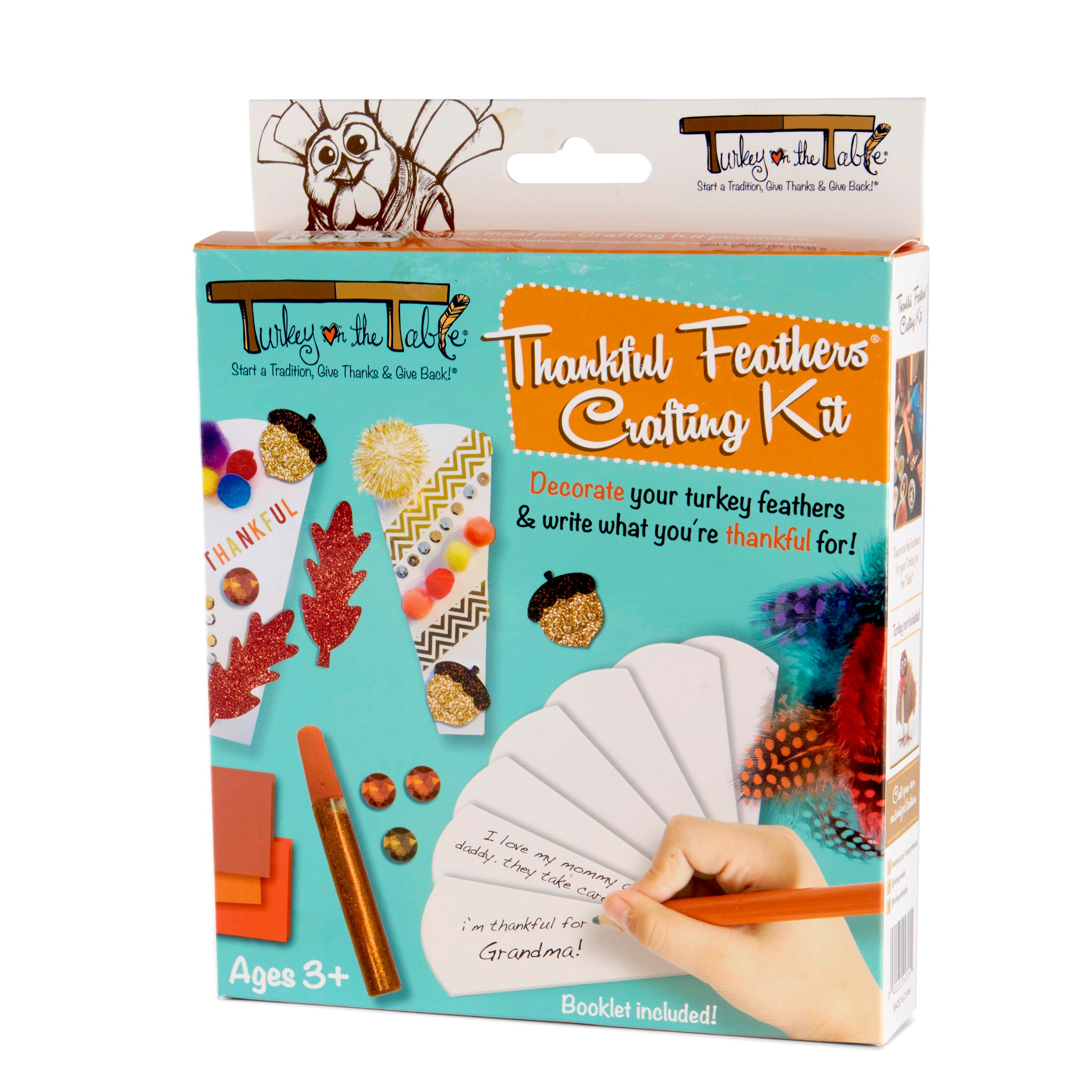 Thankful Feathers Crafting Kit – Turkey on the Table